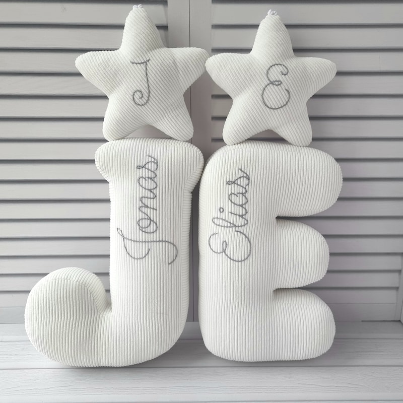 Initial Cushion - Etsy