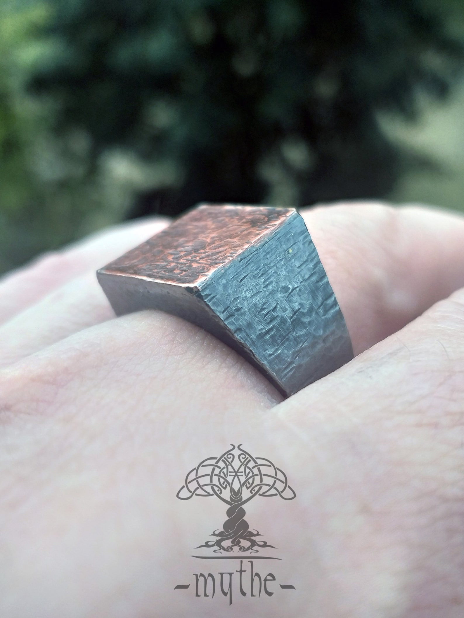 Seemingly Simple but Fantastic Silver Signet Ring With a - Etsy