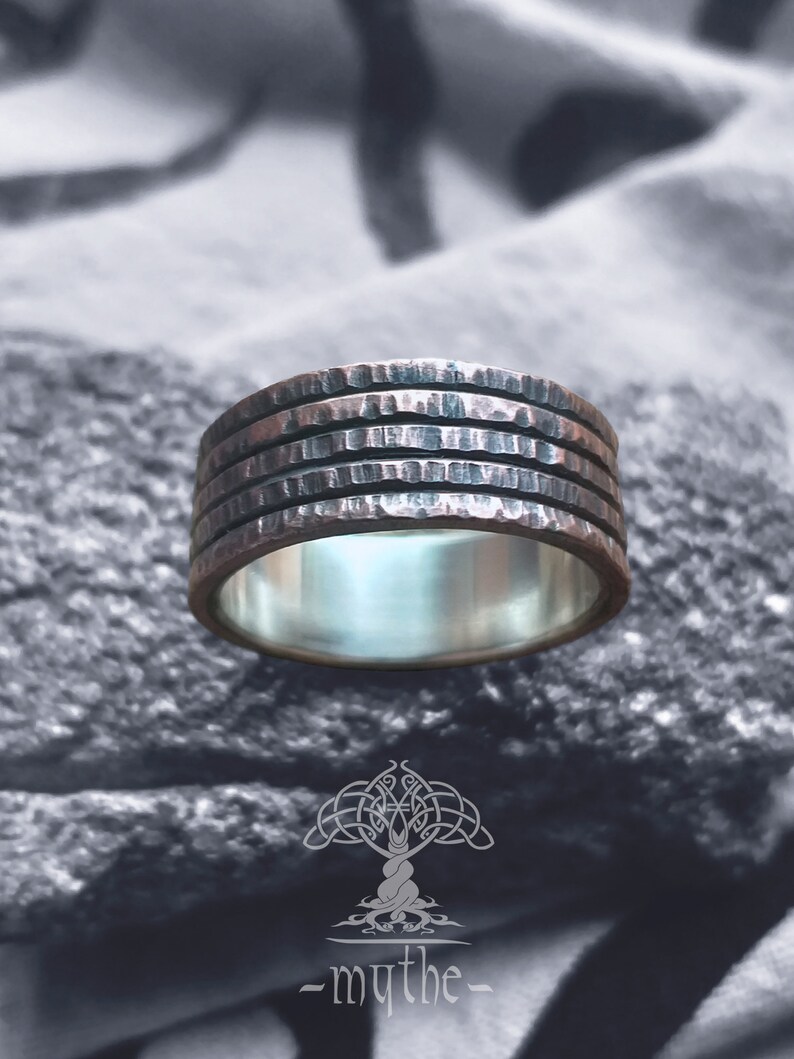 Femininity Wedding Ring. Beautiful Rustic Wedding Ring. Copper | Etsy