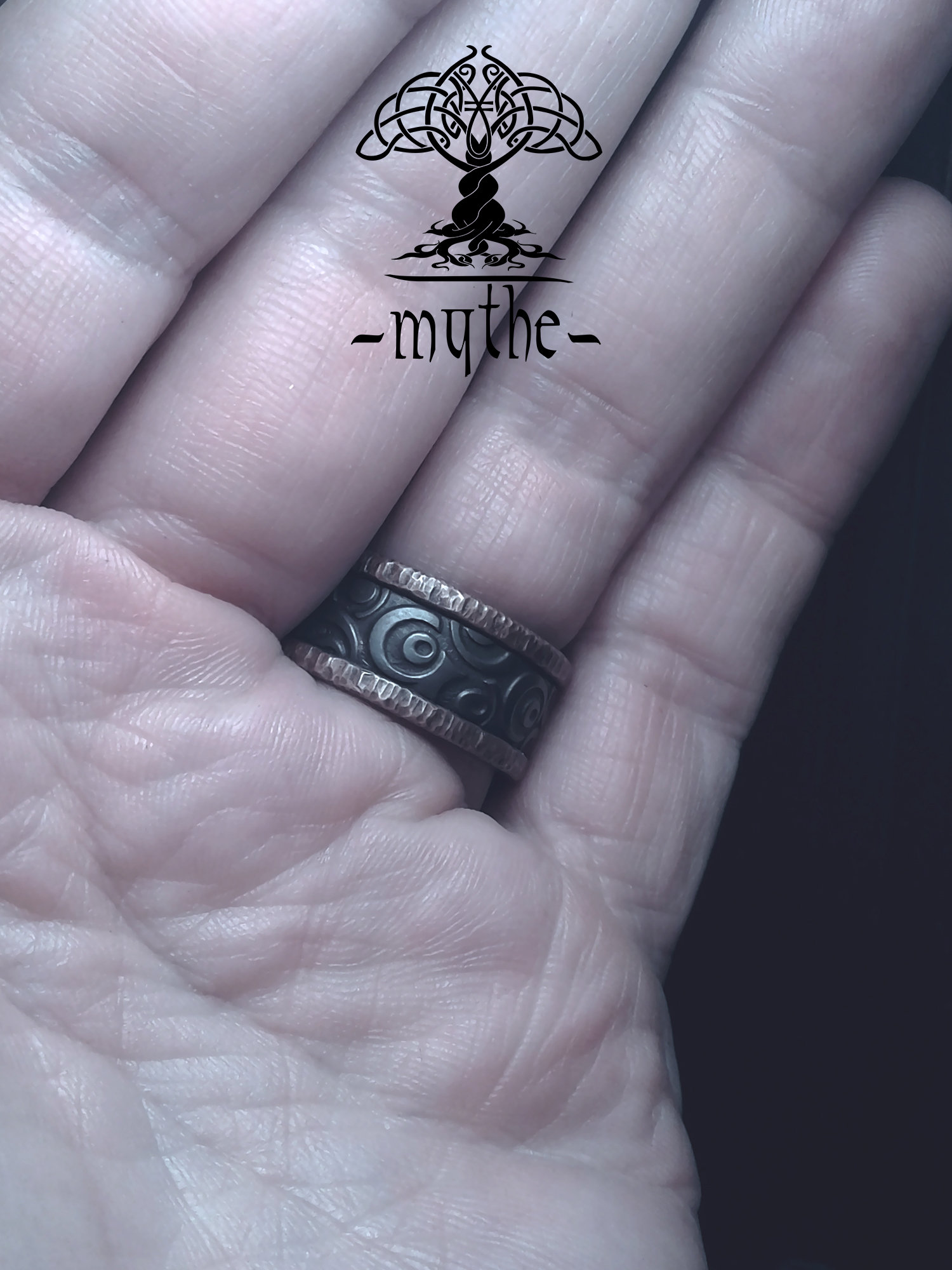 NEW MODEL A Beautiful Two-color Wedding Ring. Sterling Silver - Etsy