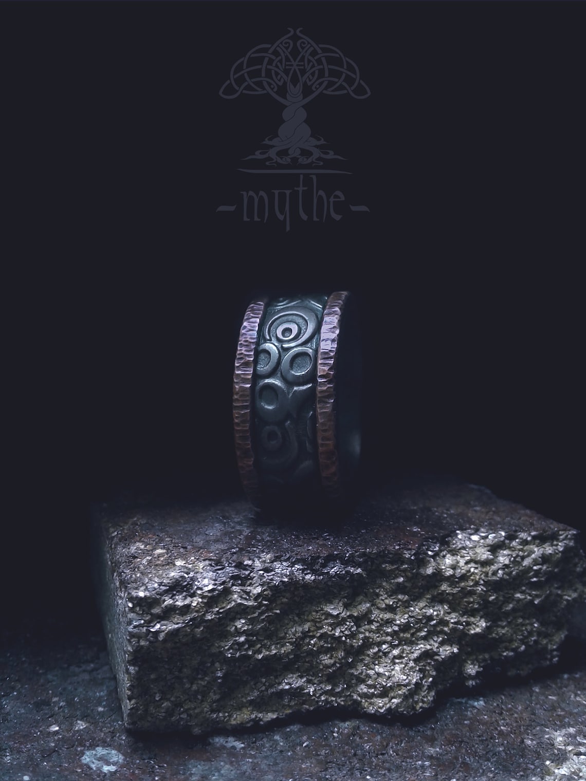 NEW MODEL A Beautiful Two-color Wedding Ring. Sterling Silver - Etsy