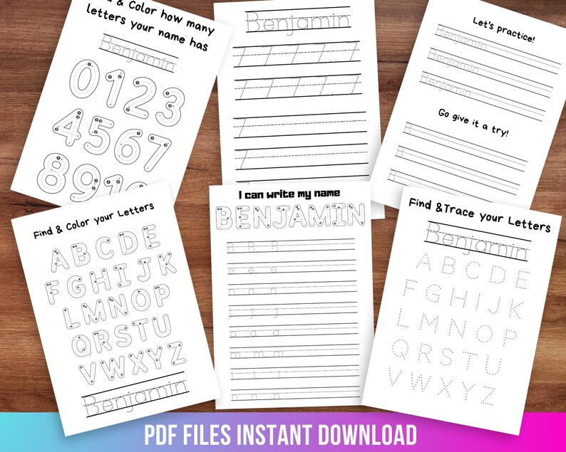 Personalized Name Tracing Worksheet: Custom Handwriting Practice ...