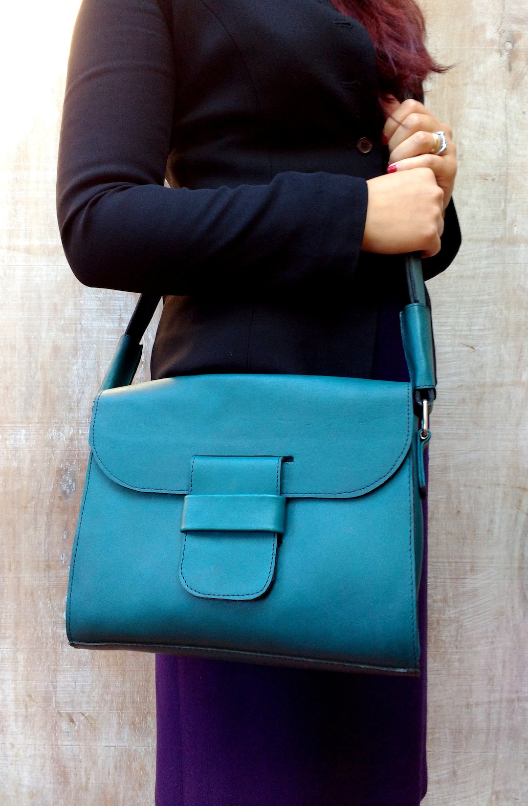 Leather Tablet Purse La Tabbag 2 / Ministry Bag / 100% Cow Hide Leather ...