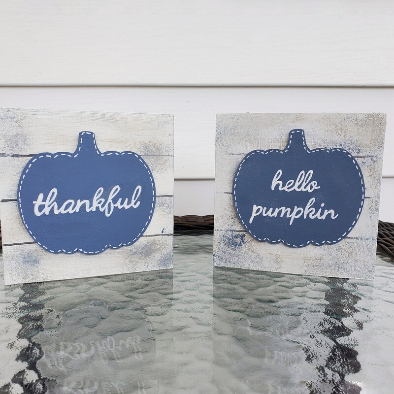 Blue Fall Decor - Etsy