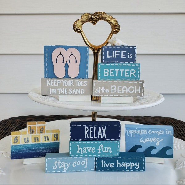 Beach Blocks - Etsy