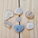 Inspirational Message Stones (set of 6), Affirmation Meditation Rocks ...