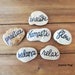 Inspirational Message Stones (set of 6), Affirmation Meditation Rocks ...
