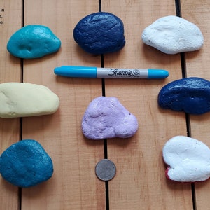 Find Peace Painted Beach Rock, Inspirational Message River Stone, Rock ...