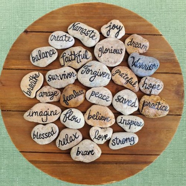 Inspirational Rocks - Etsy