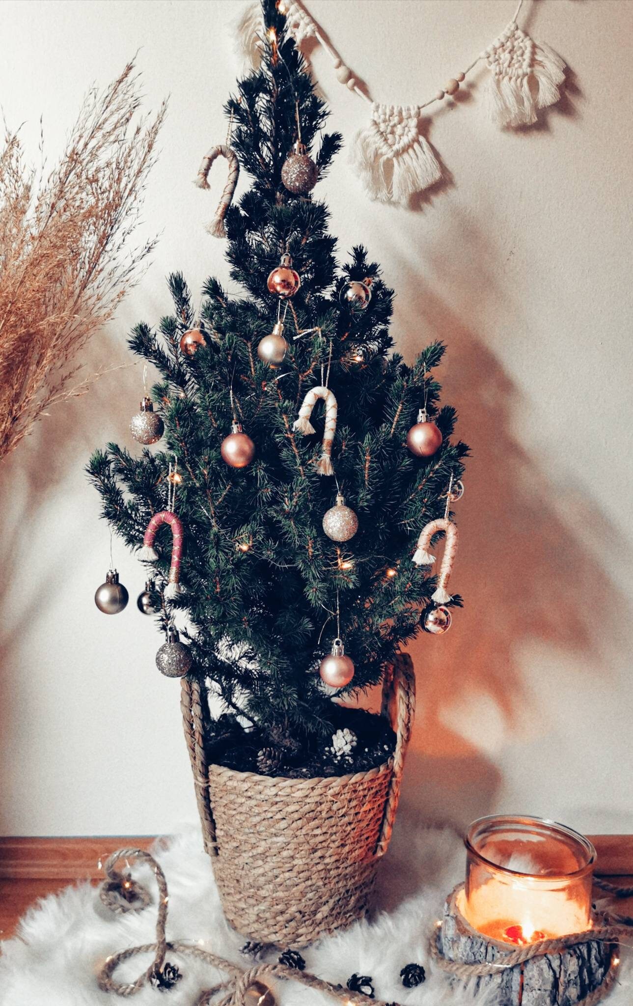 3x Makramee Deko Anhänger , makramee mini zuckerstange ...