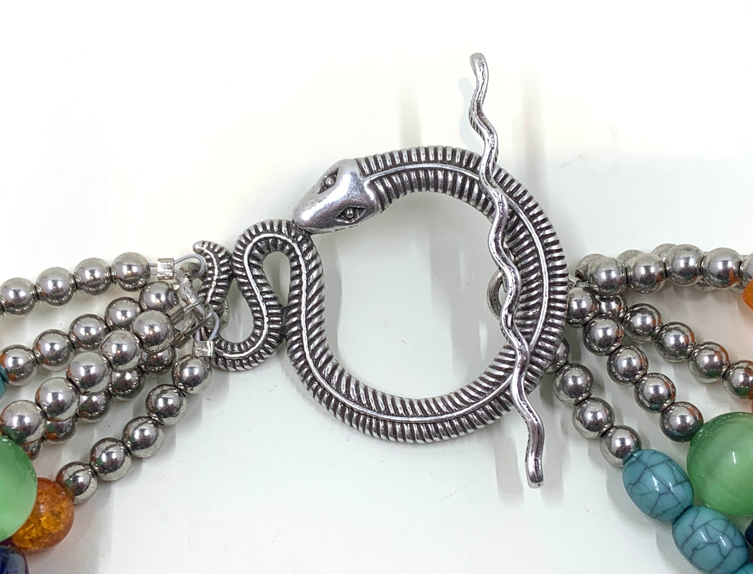 Purple Mix Statement Necklace - Etsy