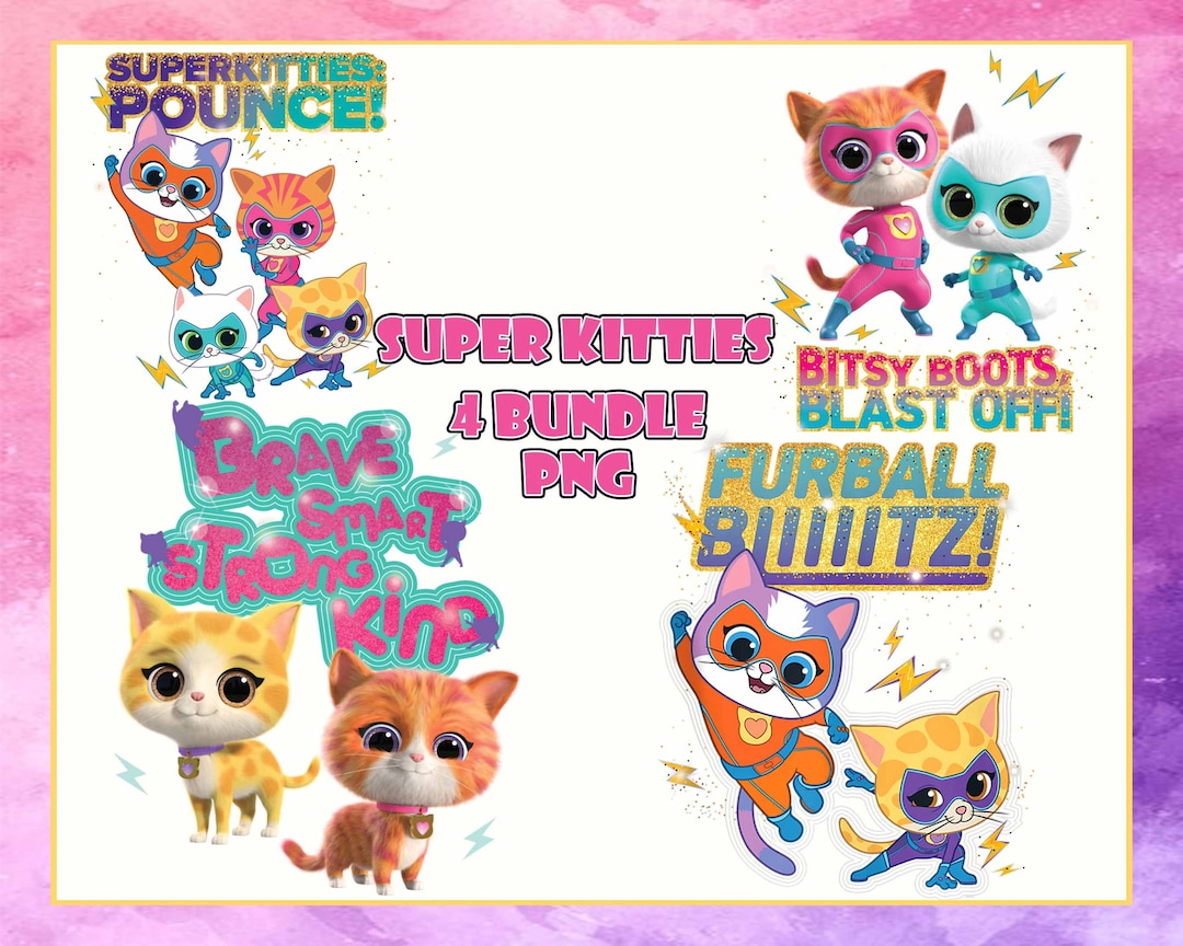 Super Kitties Logo, Svg, Png, Superkitty Character, Super Kitties Svg ...