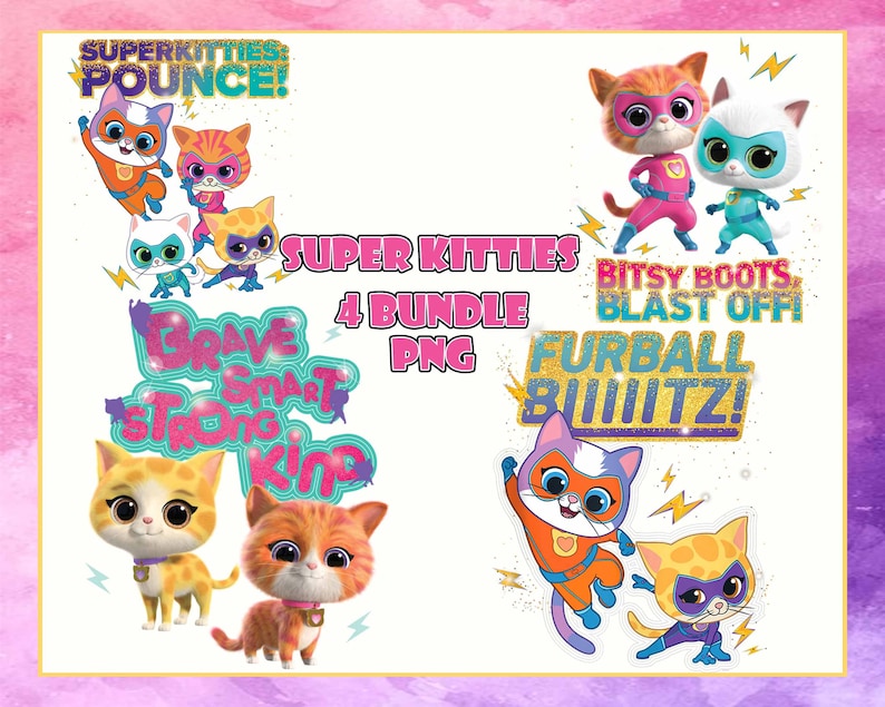 Super Kitties Logo, Svg, Png, Superkitty Character, Super Kitties Svg ...