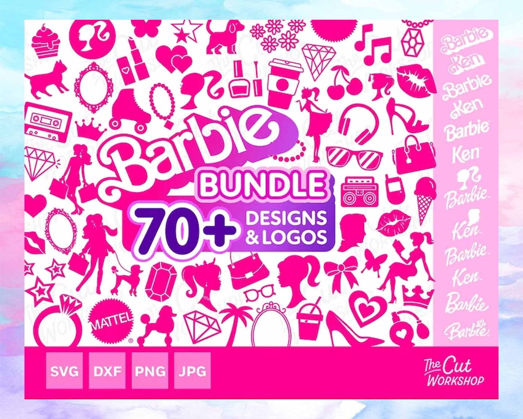 Barb Svg Bundle, SVG, Princess Silhouette, Pink Doll Svg, Girl Svg ...