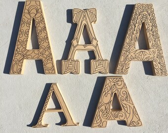 Unique letters | Etsy