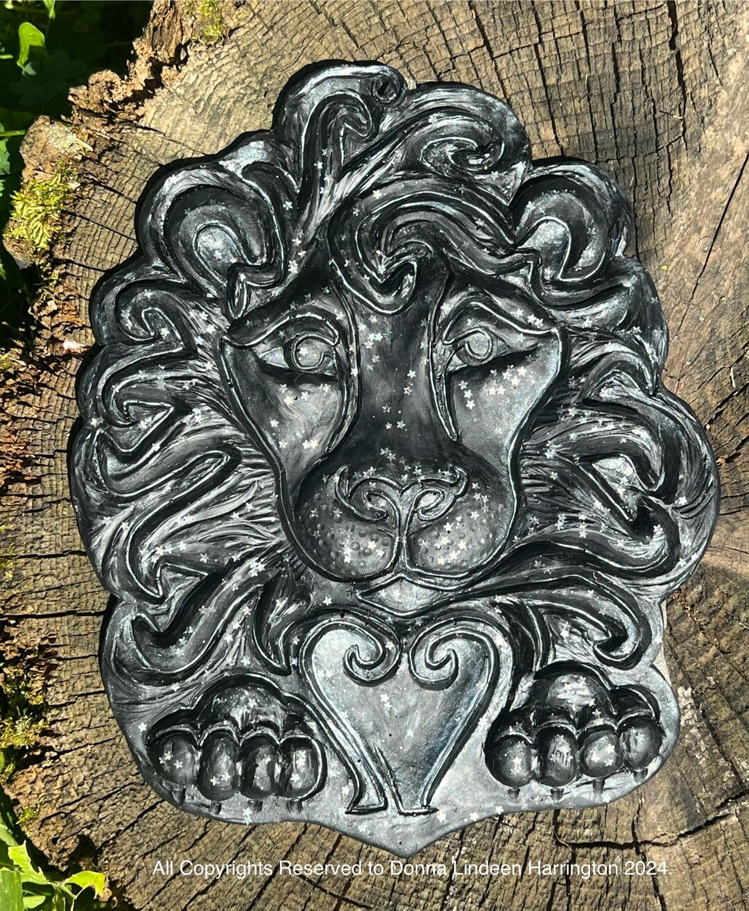 Celestial Sparkle Lion’s Gate Original Labyrinth Art Piece/meditative ...