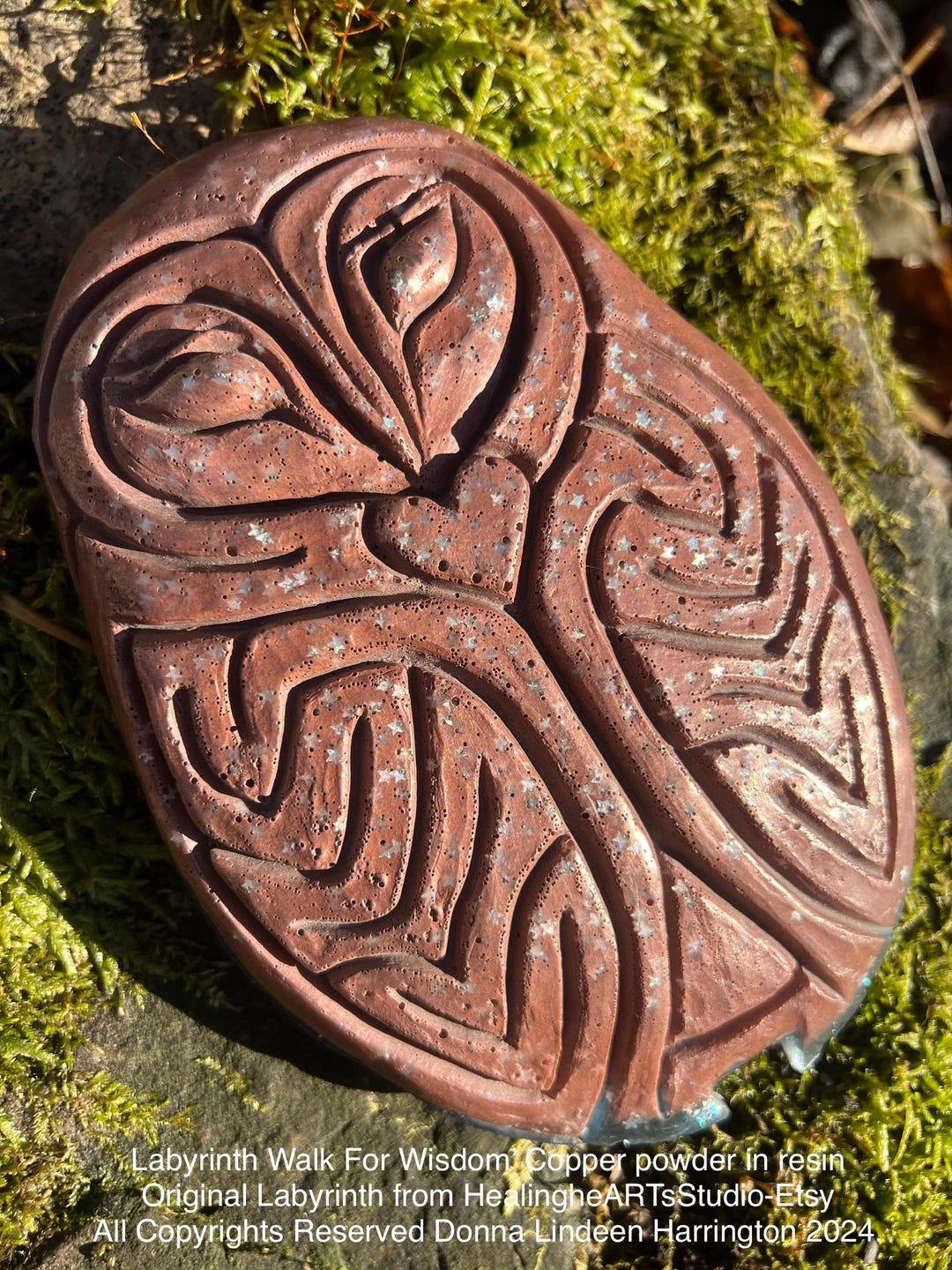 Owl Shaped Finger Labyrinth, Original Labyrinth Design by DLH Labyrinth ...