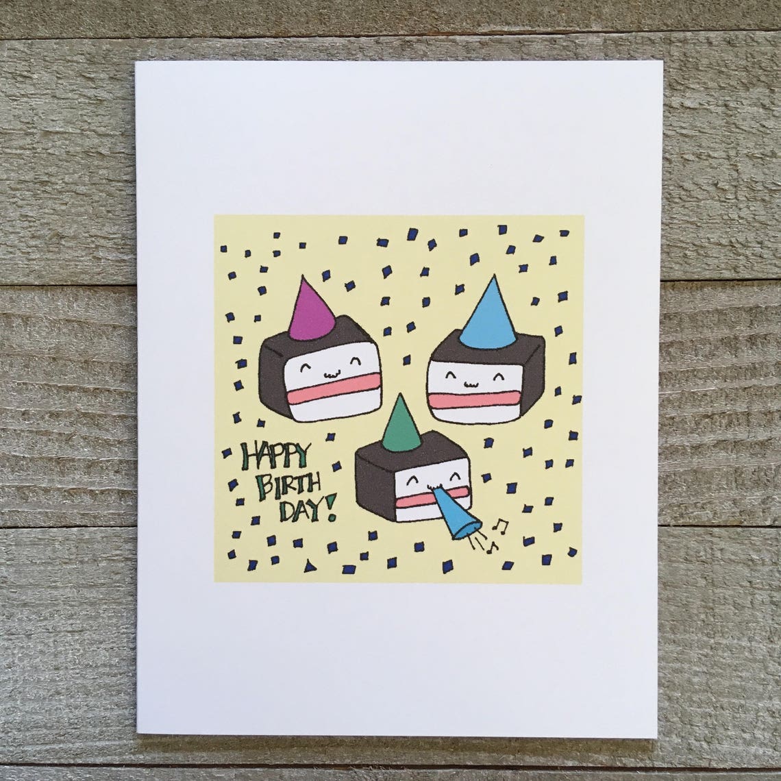 Happy Birthday Card Hawaiian Card Spam Musubi Unique | Etsy
