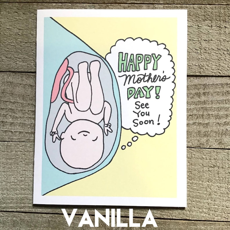 Prenatal Mother to Be Mothers Day Card Pregnant Mom - Etsy