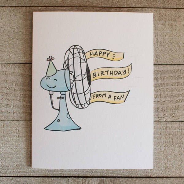 Happy Birthday Hand Fan - Etsy