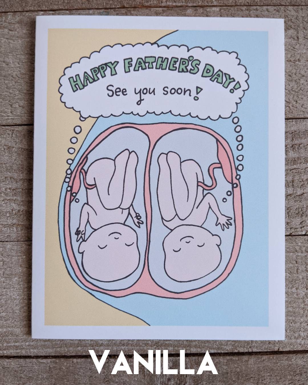 Soon to Be Dad, Father's Day Card, Twin Dad, Expectant Father, Daddy to ...