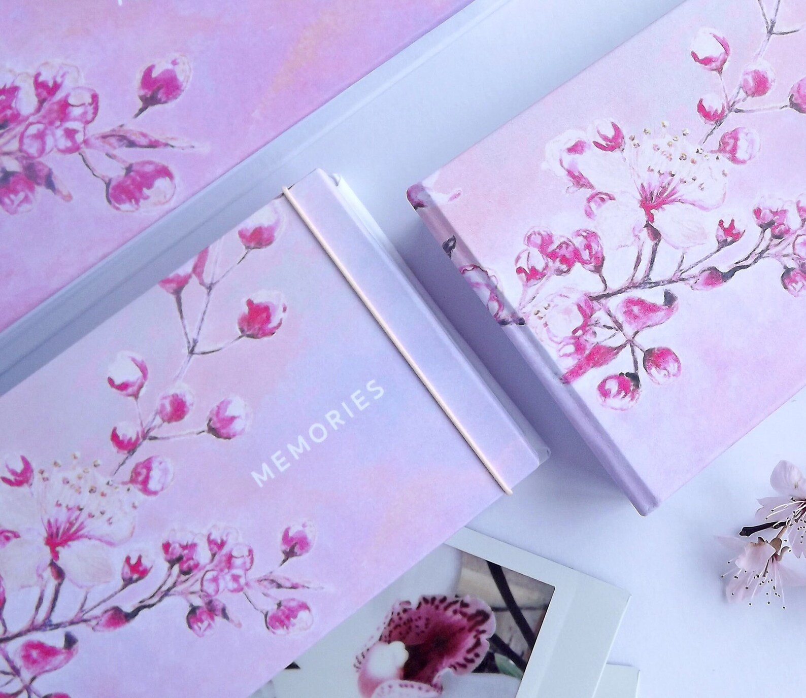 Ready Made Mini Photo Album Flip Book, Featuring My Watercolour Design ...
