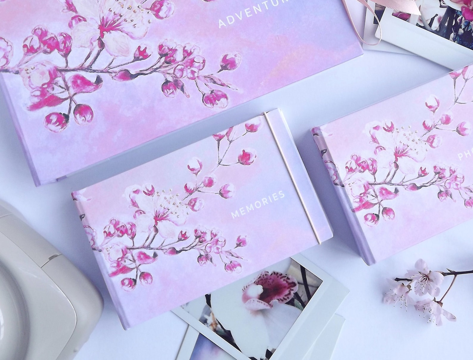 Ready Made Mini Photo Album Flip Book, Featuring My Watercolour Design ...