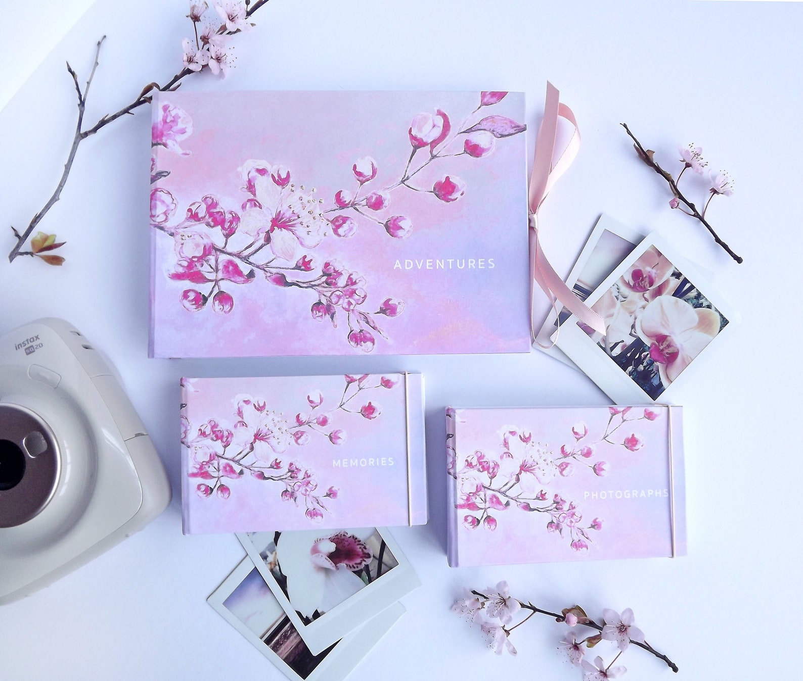 Ready Made Mini Photo Album Flip Book, Featuring My Watercolour Design ...
