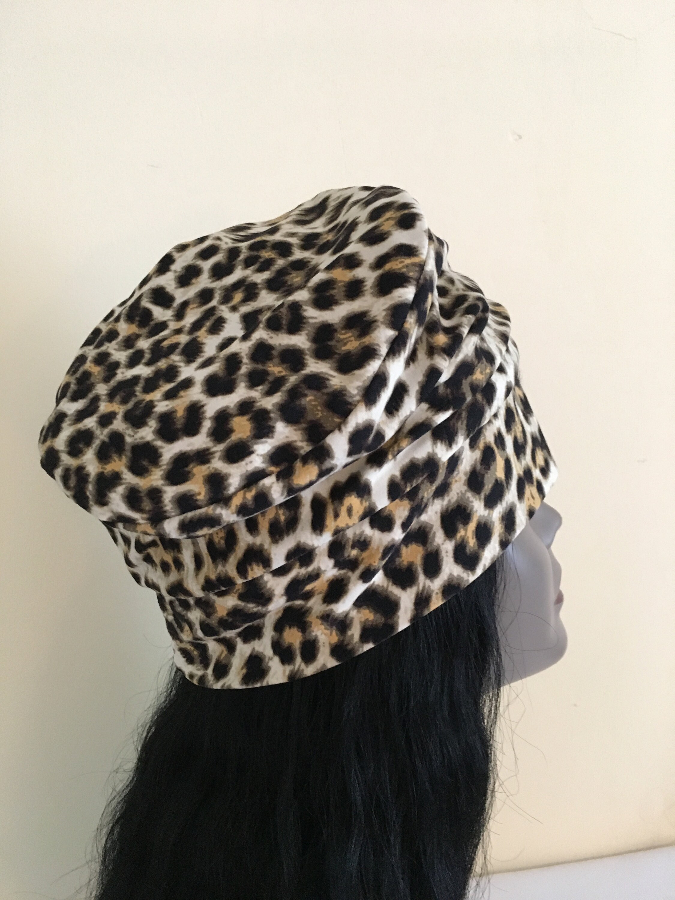 Women's Leopard Print Hat Fall Hat Cloche Leopard | Etsy