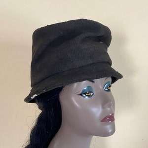 Women's Mud Cloth Hat, Unisex Mud Cloth Hat, Black and White Medium ...
