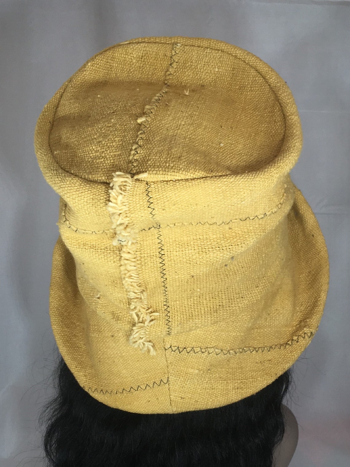 Women's Mud Cloth Hat Mustard Yellow Wide Brim Cloche - Etsy