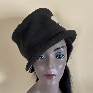 Women's Mud Cloth Hat, Unisex Mud Cloth Hat, Black and White Medium ...