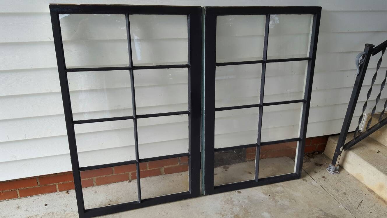 8 Pane Vintage Antique Wood Farm House Window Sash Picture - Etsy