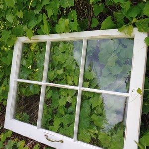 24x32 Six Pane 6 Panel 6 Lite, Antique Window Sash Rustic Farmhouse ...