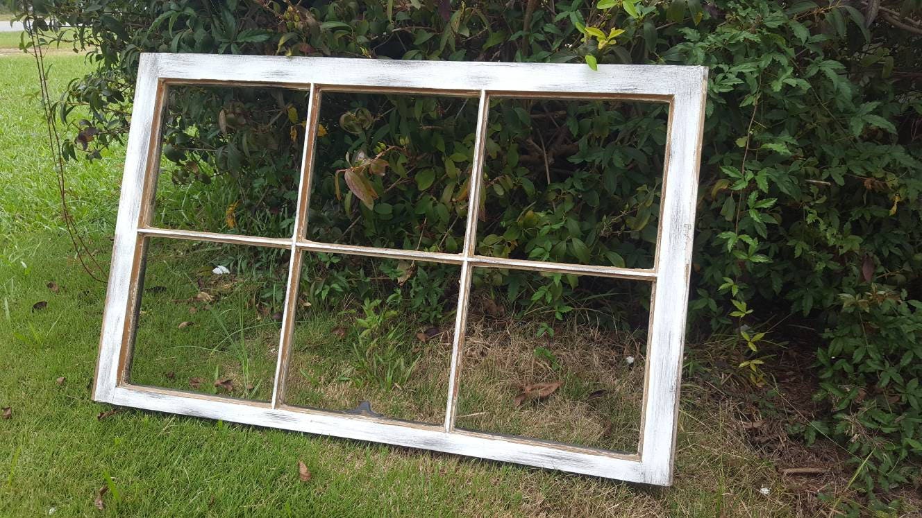 36x24 old antique shabby farm house vintage window sash | Etsy