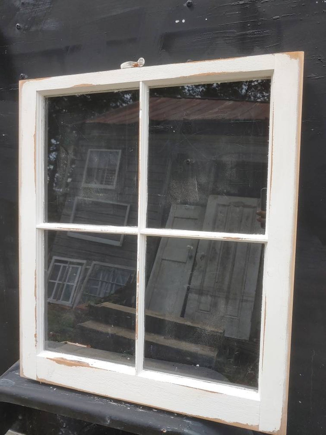 24x20 Four Pane 4 Pane Window Frame Window Pane Sash With Antique ...