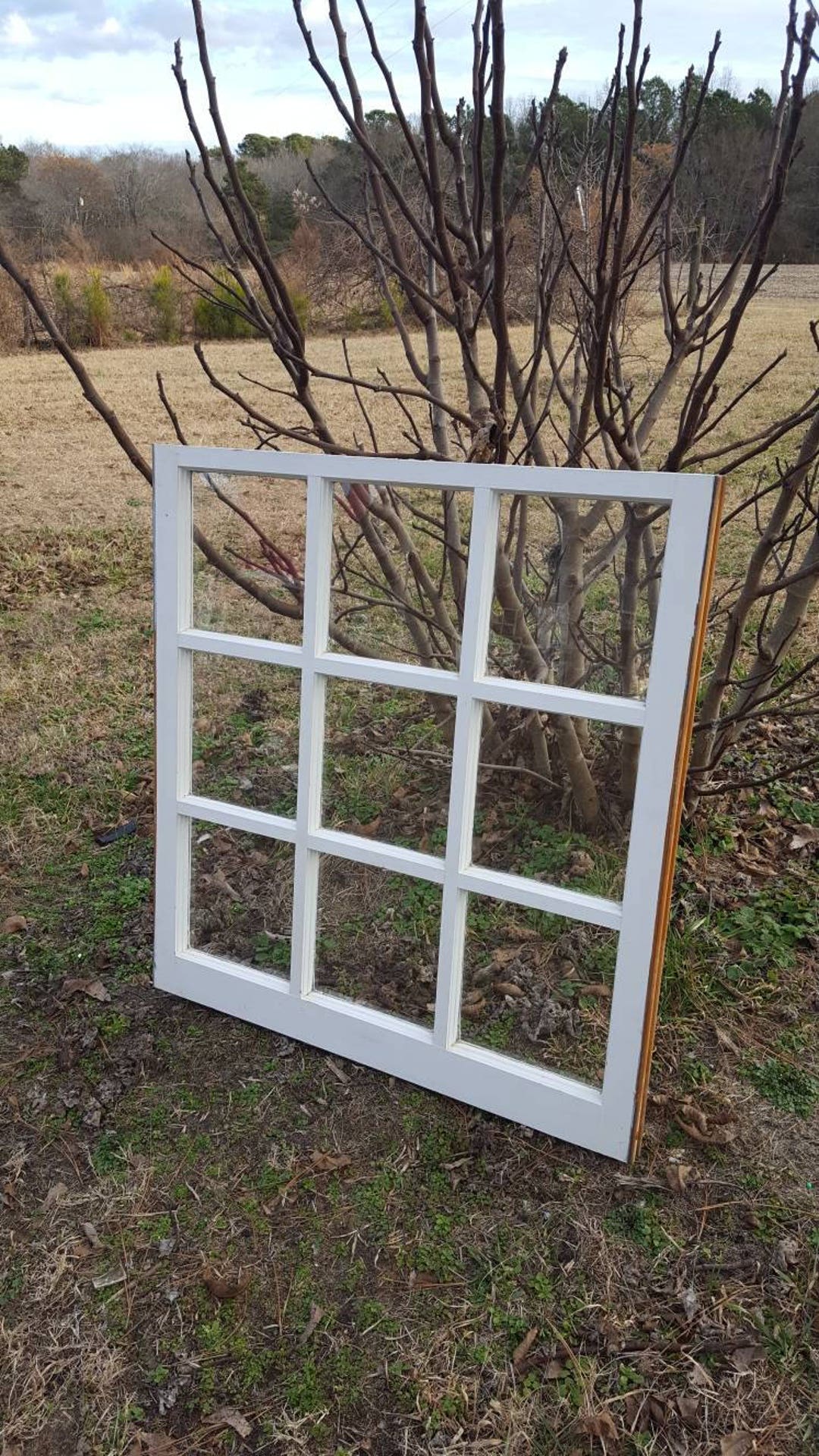32x32 Colonial Style Thick Pane Divider 9 Pane Nine Pane Rustic ...