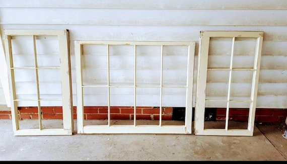 Antique Window Sash Frames Beautiful Wedding Set Set of 3 - Etsy