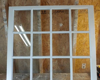 Architectural Salvage Antique Farm Window Sash Frame 12 Pane | Etsy