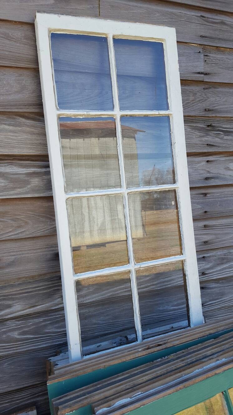 40x20 8 Pane Old Antique Farm Shabby Vintage Window Sash - Etsy