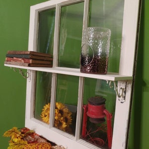 6 Pane Old Antique Shabby Vintage Window Sash Farm House Chippy Rustic ...