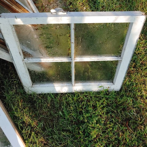 6 Pane Vintage Antique Wood Window Frame Sash 36x20 Light - Etsy