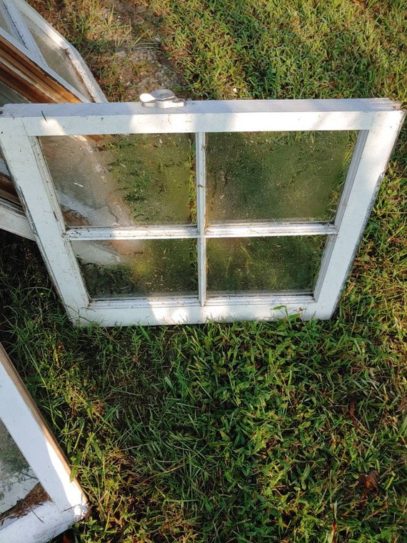 24x20 4 Pane Old Antique Shabby Vintage Window Sash | Etsy