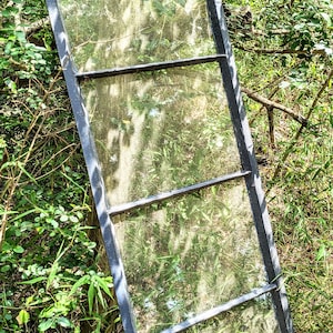 Four Pane 4 Panes Very Old Antique Authentic Steel Iron Window Frame ...