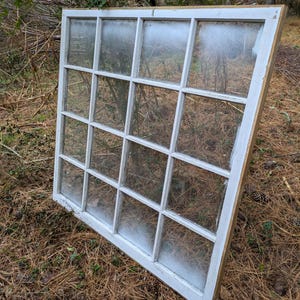 Vintage Antique Farm Window Sash Wood Authentic Antique Window, 48x45 ...