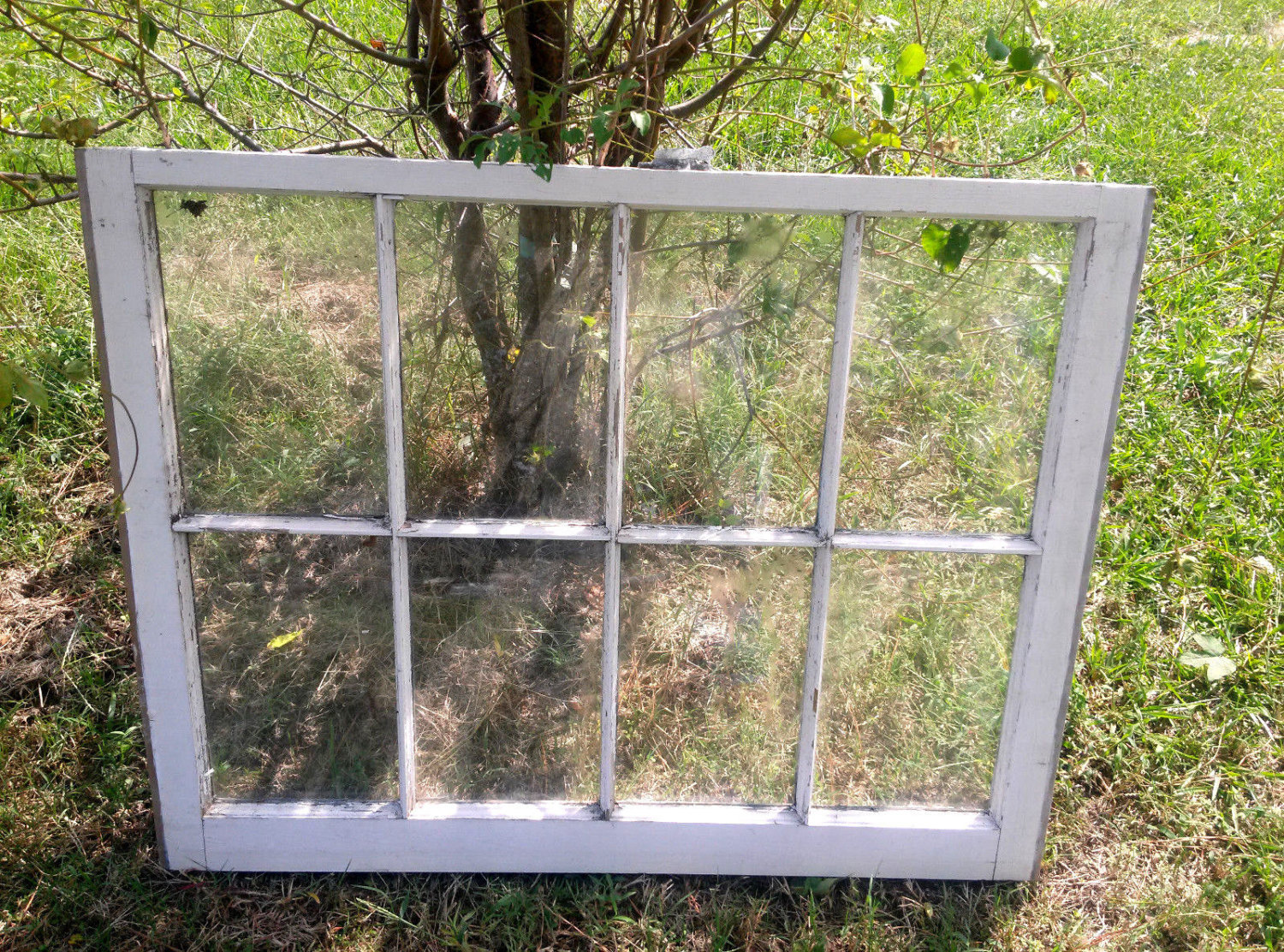 8 Pane Vintage Sash Window 36x23 - Etsy