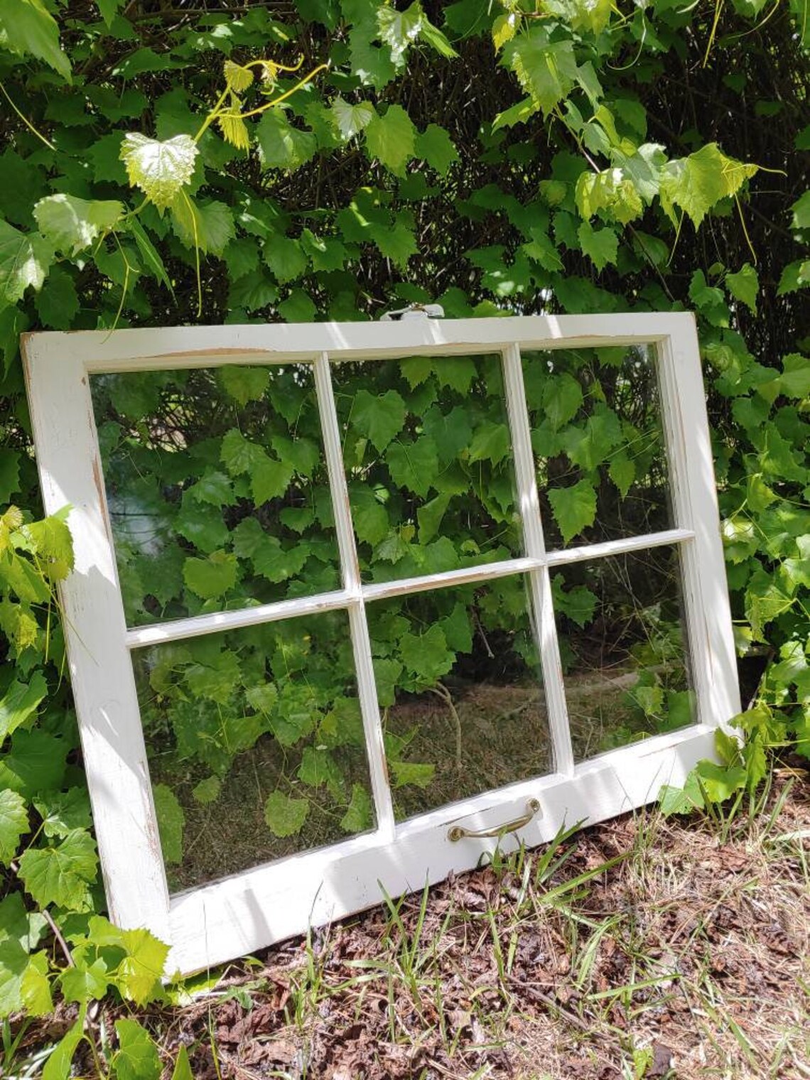 24x32 Six Pane 6 Panel 6 Lite, Antique Window Sash Rustic Farmhouse ...