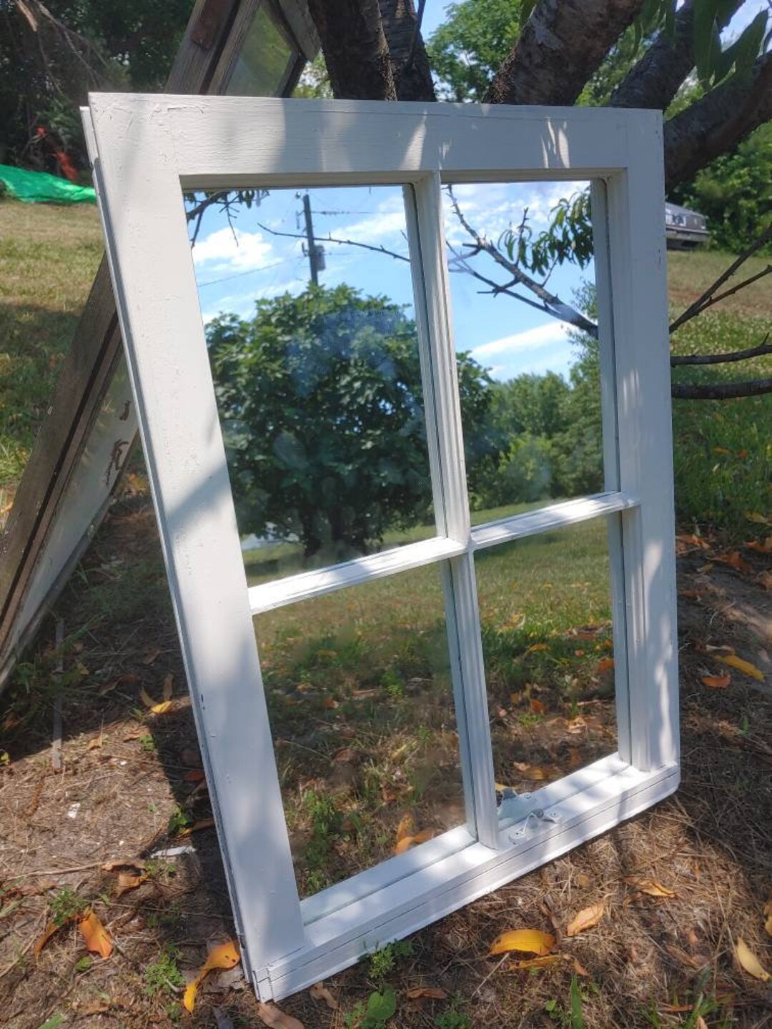 Vintage Antique 4 Four Pane Window Sash Frame Farm House Wedding ...