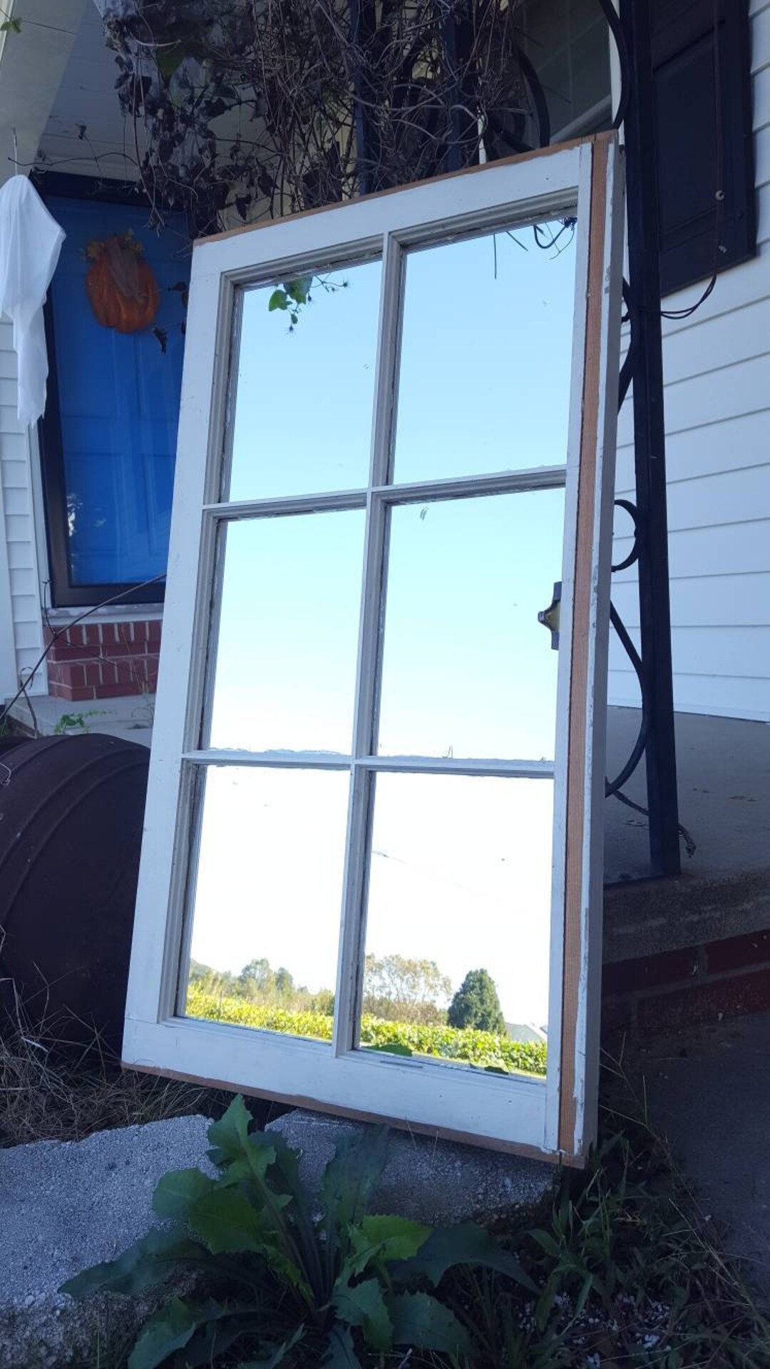 36x20 6 Pane Old Antique Shabby Vintage Window Sash Farm House Shabby ...