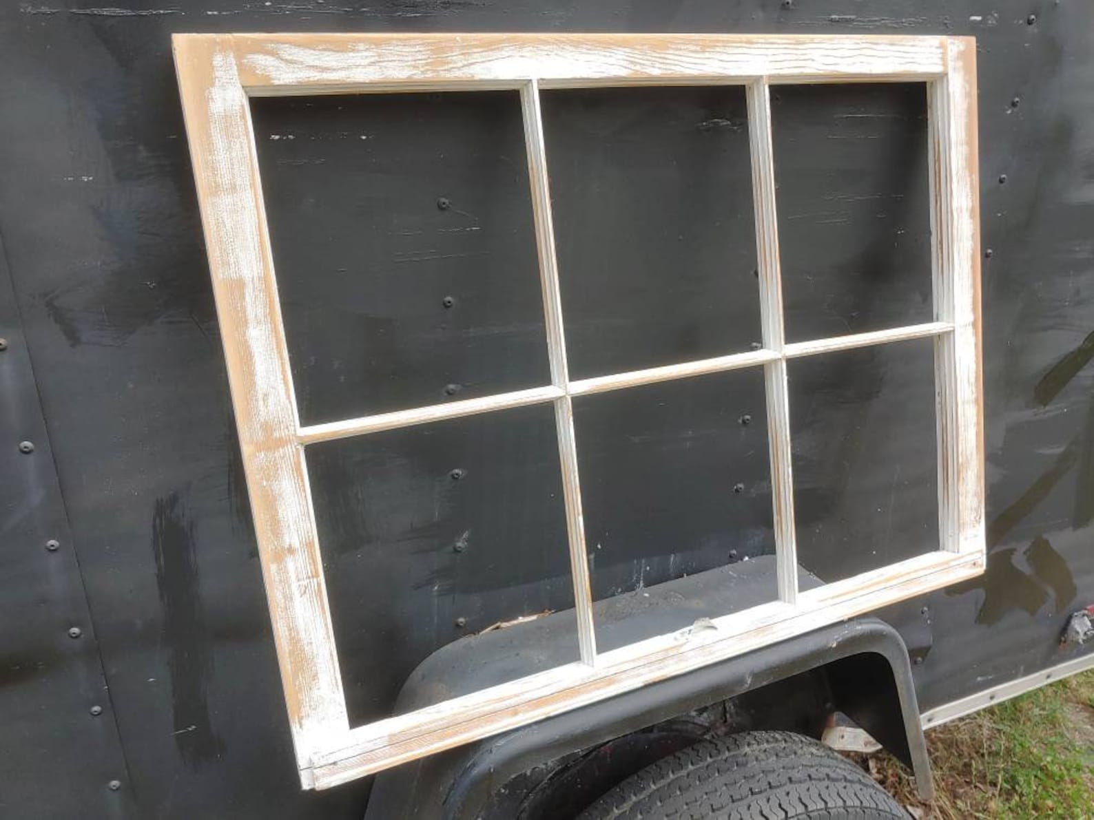 Vintage Antique Farm Window Frame 6 Pane 36x27 Authentic - Etsy